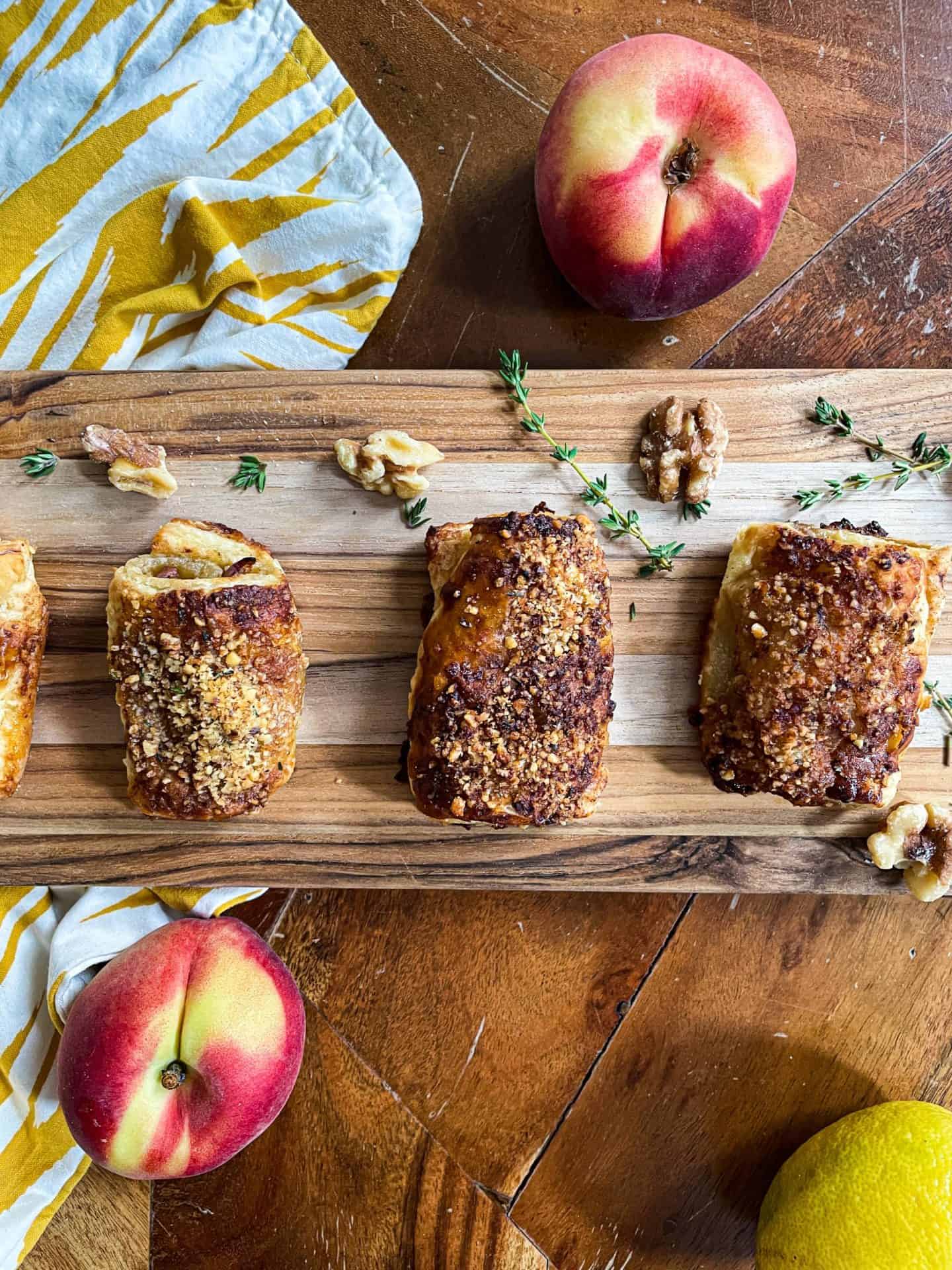 Flaky, Crunchy, Easy-to-Make Peach Turnovers - Krisp x Kristin